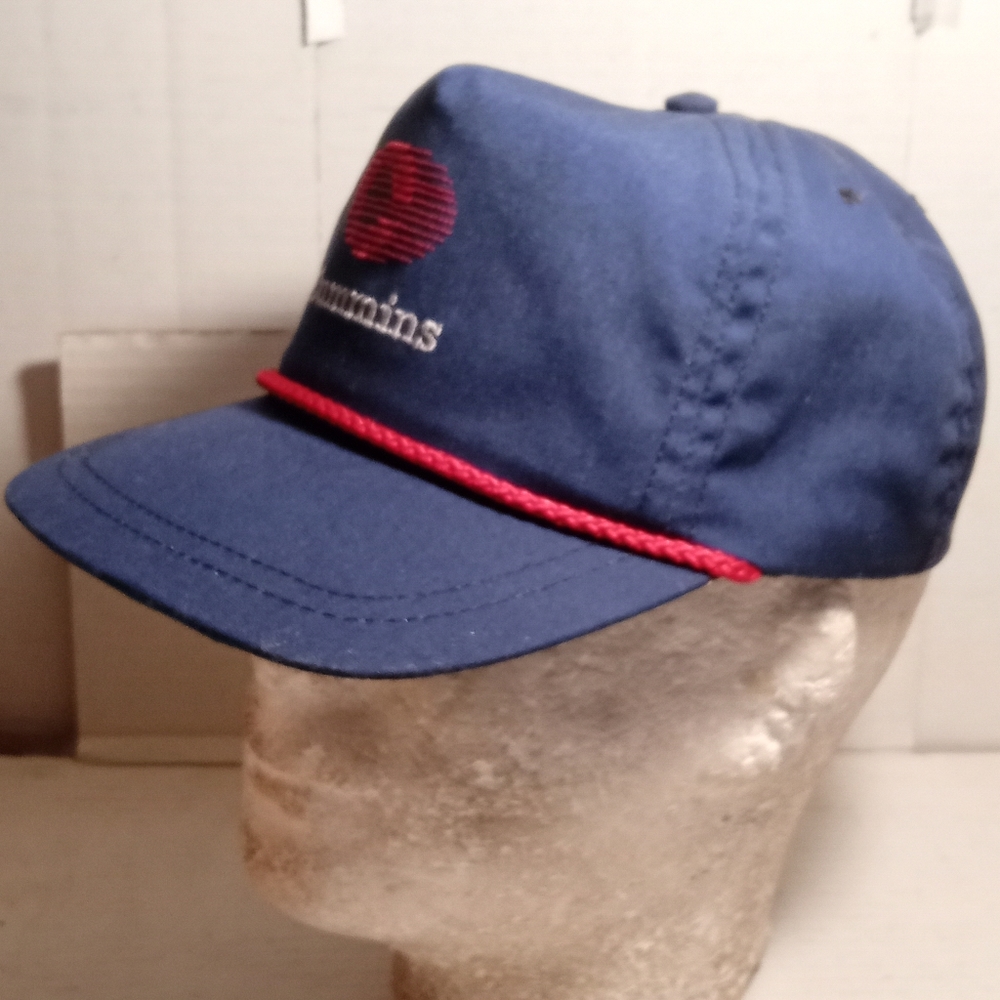 Vintage Cummins Rope Strapback Trucker Hat Cap - Gem